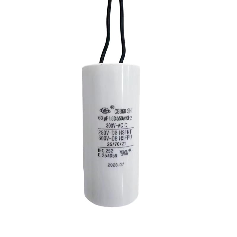 Mua YATAI CBB60 Capacitor 60uF 300V AC, 2-Wire Motor Run Capacitor, 50 ...