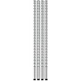 Amazon.com: 27" Chrome Wire Shelf Posts. Pack of 4 Posts | Heavy Duty ...