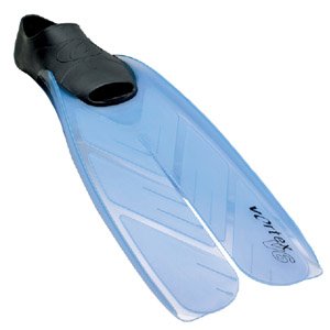 Oceanic Vortex V-6 Full Foot Split Fins, Ice Blue, LARGE - 9/10 ...