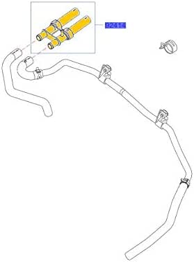 Amazon.com: Nissan 92408-1PE0A, HVAC Heater Hose: Automotive