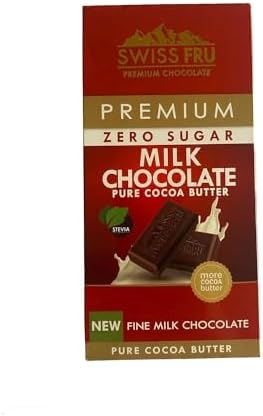 Swiss Fru - Zero Sugar - Milk Chocolate - 80g price in Egypt | Amazon ...