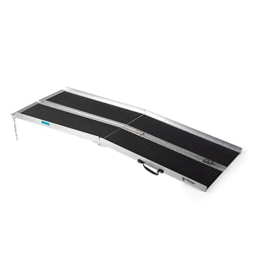 Titan Ramps 6 FT Multi Fold Breifcase Aluminum Wheelchair Ramp, Rated ...