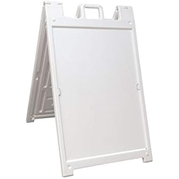 Amazon.com : Plasticade Deluxe Signicade Portable Folding Double Sided ...