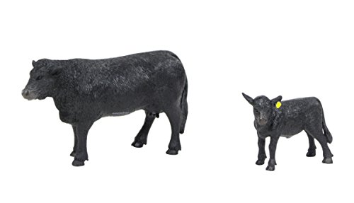Big Country Toys Angus Cow & Calf - 1:20 Scale - Hand Painted - Farm ...