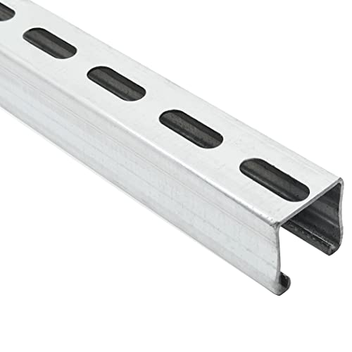 5 Feet - 1-5/8" * 1-37/64" Metal Strut Channels with Pre-Galvanized ...