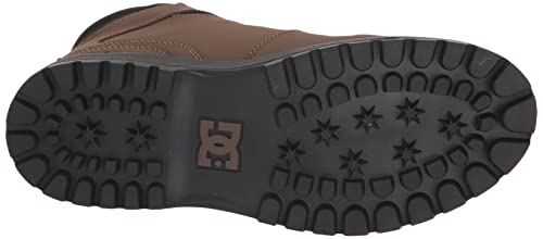 DC Peary Winter TR Boot ADYB700030-DCC Mens Brown Leather Casual Dress ...