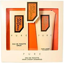 Marbert Man Pure Perfumes Gift Set EDT 125 ml Hair and Body Shampoo 200 ...