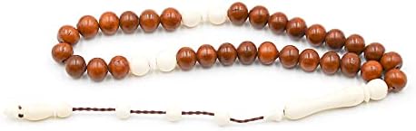 Round Coke Rosary B Front and Camel Bone Dividers 8mm 33 Beads price in ...
