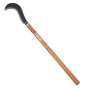 Scythe long handle double-edged Aogami steel blade forestry Japan tools ...
