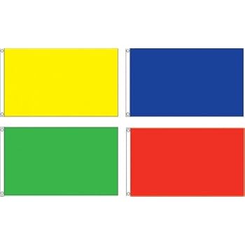 Amazon.com : Neon Green Solid Color 3x5 ft polyester Flag : Garden ...