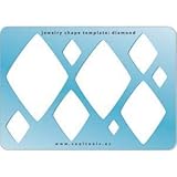 Amazon.com: Cool Tools - Jewelry Shape Template - Rectangles