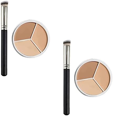 Sweet Mint Concealer, Tri-color Concealer Palette of Covers Acne Marks ...