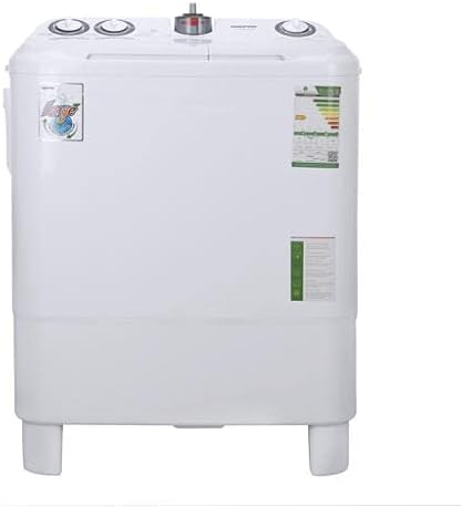Geepas GSWM6493 Semi-Automatic Portable Washing Machine, 7 kg Capacity ...
