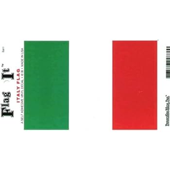 Amazon.com: JMM Industries Italy Flag Vinyl Decal Sticker Repubblica ...