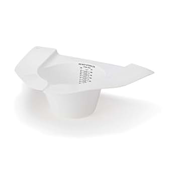 Amazon.com: Commode Specimen Collector Pans 800cc Latex free ...