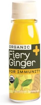 Greenhouse Juice Fiery Ginger Booster Shot (3) Count 60ml Glass Bottles ...