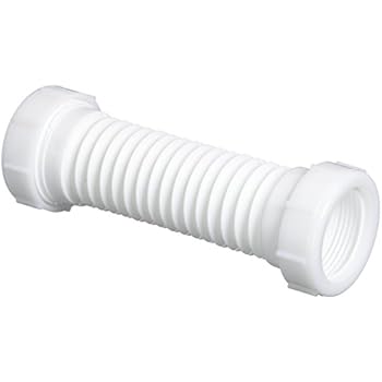 LASCO 03-4355 White Plastic Tubular 1-1/2-Inch Slip Joint Coupling ...