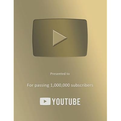 YouTube 1 Million Subscriber Play Button: Ideal Gift Australia | Ubuy