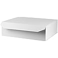 Amazon.com: PACKGILO 1 Pcs Matte White Extra Large Gift Box with Lid ...