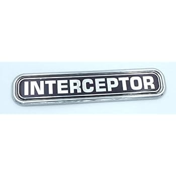 Amazon.com: Interceptor Police Chrome Emblem 3D auto Decal car Bike ...