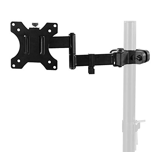 VIVO Steel Universal Full Motion Pole Mount Monitor Arm with Removable ...