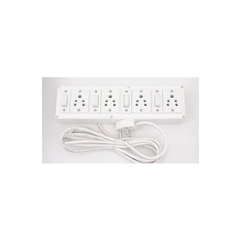 Extension Board Multi Outlet Electrical Switch Board with 4 Anchor ...