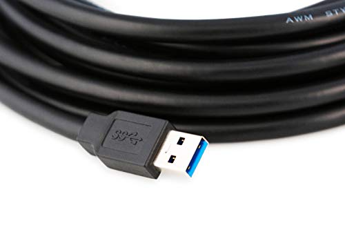 MutecPower 16 Feet Active USB Extension Cable 3.0 Male to Female with A ...