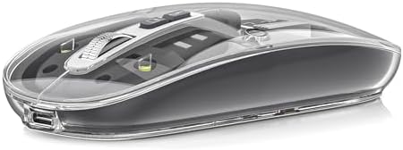 Uiosmuph Wireless Mouse, Bluetooth & USB 2.4GHz, Rechargeable ...