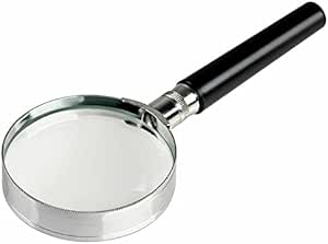 Amazon.com: 10X Magnification Handheld Magnifier Magnifying Glass ...