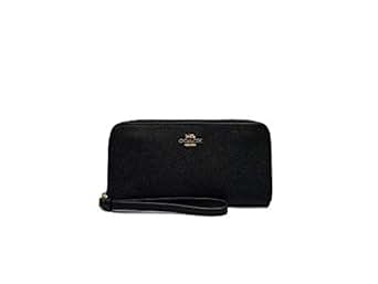 Coach RFID Crossgrain Accordion Zip Wallet/Wristlet F24413 - Black at ...