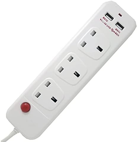 سعر 5 meter Power Extension Cord, All in one UK Power Extension with 2 ...