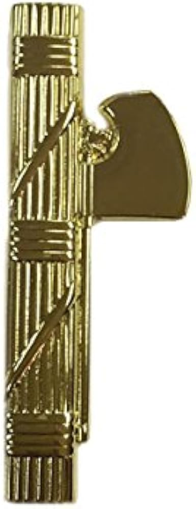 Roman Fasces SPQR Standard Caesar of Rome/Italian Fascist Pin/Brooch ...