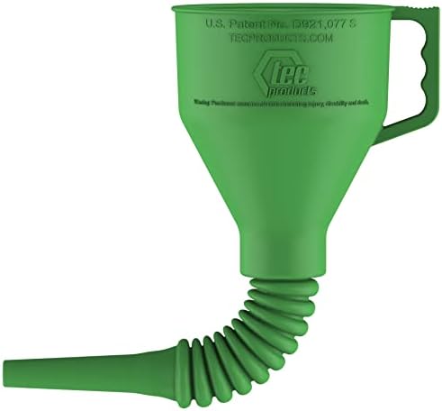 TEC Products FlexAll Funnel - Flexible Rubber Funnel with Handle ...