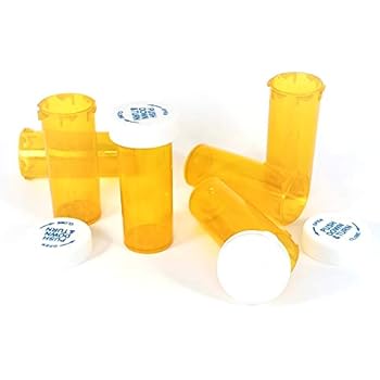 Amazon.com: 60 Dram Prescription Pill Bottle/Vials; Large Size 3.75 Oz ...
