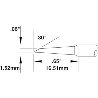 Metcal SMTC-0167 Series SMTC Hand Soldering Rework Cartridge for ...