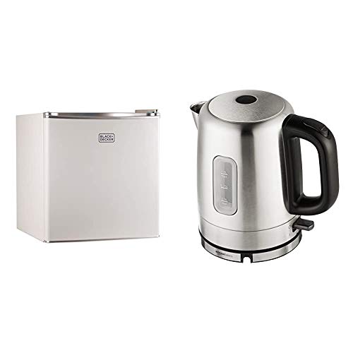 BLACK+DECKER BCRK17W Compact Refrigerator Energy Star Single Door Mini ...