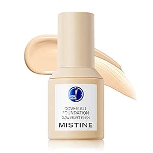 Amazon.com : MISTINE Full Coverage Liquid Hydrating Foundation Makeup ...