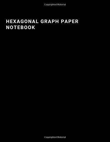 Graph Paper Simple Map Notebook Hex Rule Grid Paper for RPG Maps: Graph ...