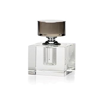 Amazon.com: "Amari" 4.25" Tall Glass Perfume Bottle, Cube Shaped: Home ...