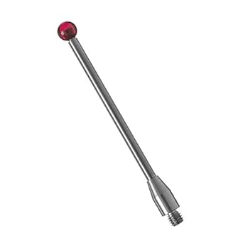CMM Touch Probe Ruby Tips Probe Stylus Thread Stem M3 Dia 0.1574 ...