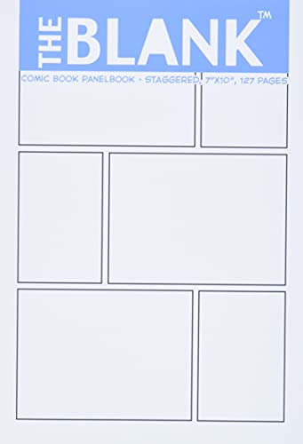 The Blank Comic Book Panelbook - Staggered, 7"x10", 127 Pages: Comics ...