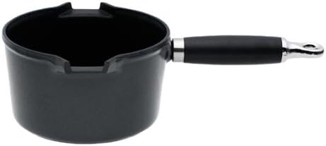 LE CREUSET Cast Iron Milk Pan Non-Stick, Granite,16 cm: Amazon.co.uk ...