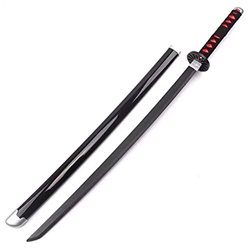 QWEBDF Demon Slayer Cosplay Sword Toys,Anime Prop Wood Scabbard,Full ...