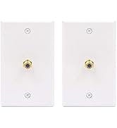 Amazon.com: VCE Coax Keystone Jack Insert 10-Pack, 3GHz Coaxial Cable ...