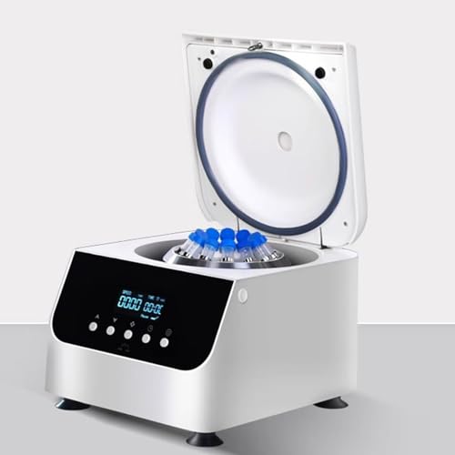 Mini Lab Centrifuge Machine, Microcentrifuge Scientific, 4000RPM Fixed Speed, Timing 0-99min ...