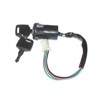 Amazon.com: GOOFIT 4Pin Ignition Key Switch Set for Chinese Made 50cc 70cc 90cc 110cc 125cc ATV ...