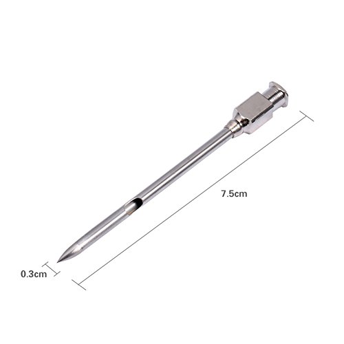 5PCS Meat Injector Needles, Professional Stainless Steel Meat Marinade ...