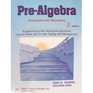 Pre-Algebra (Integrated with Geometry, 5th Edition): 9781888469622 ...
