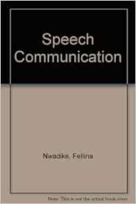 SPEECH COMMUNICATION WORKBOOK: 9780757513190: Communication Books ...