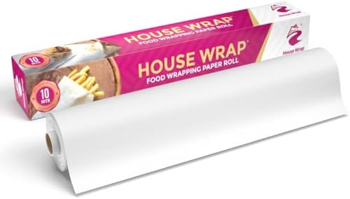 House Wrap Multipurpose Food Wrapping Paper Roll for Kitchen, 10 Meter ...